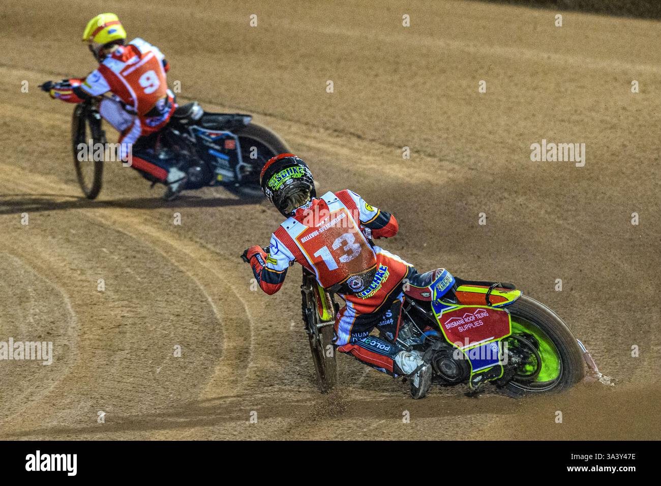 Tate Zischke in Red chases Zach Cook in Yellow during the Peter Craven ...