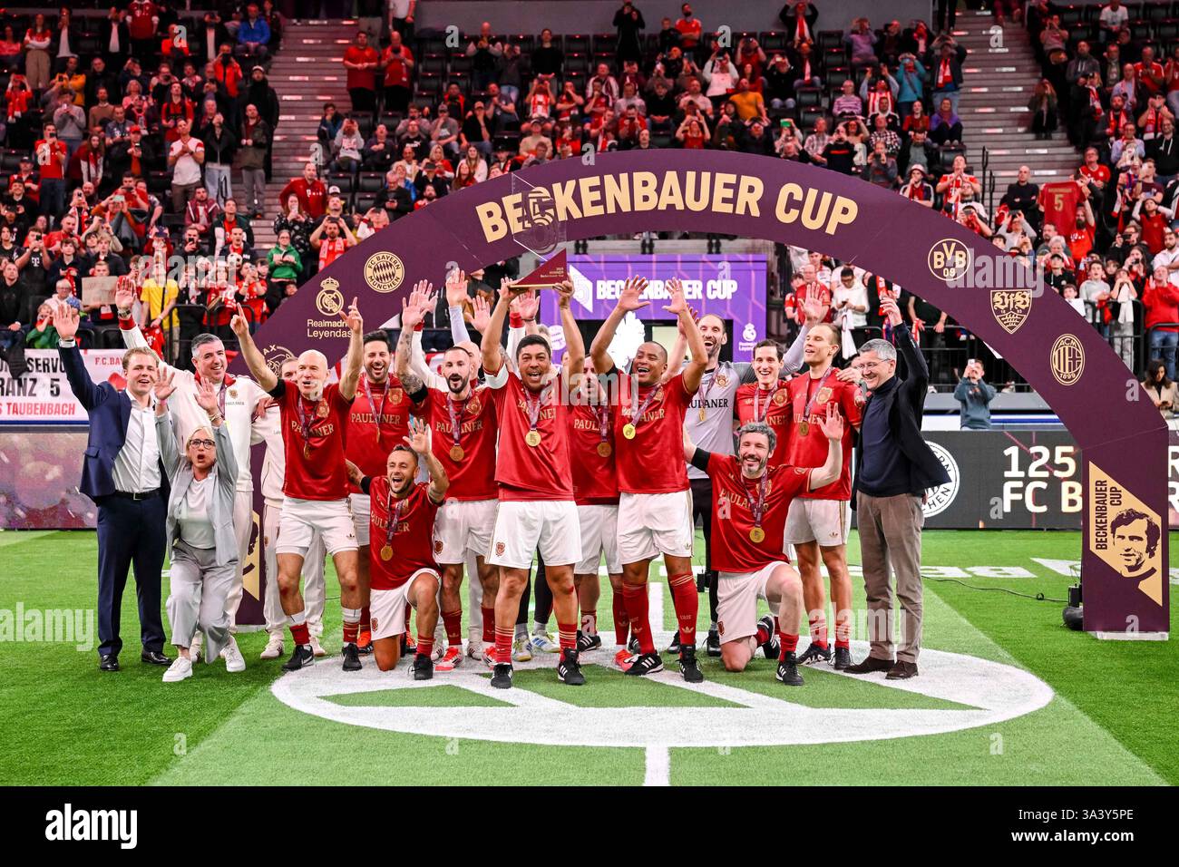 Munich, Germany. 17th Mar, 2025. Soccer: FC Bayern Munich's memorial ...