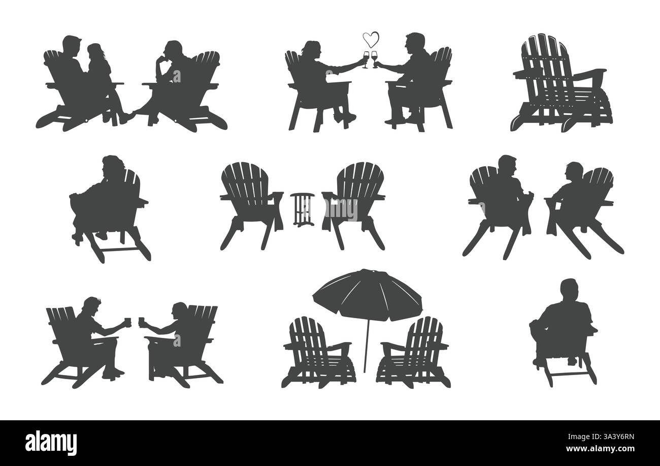 Summer chair svg hi-res stock photography and images - Alamy