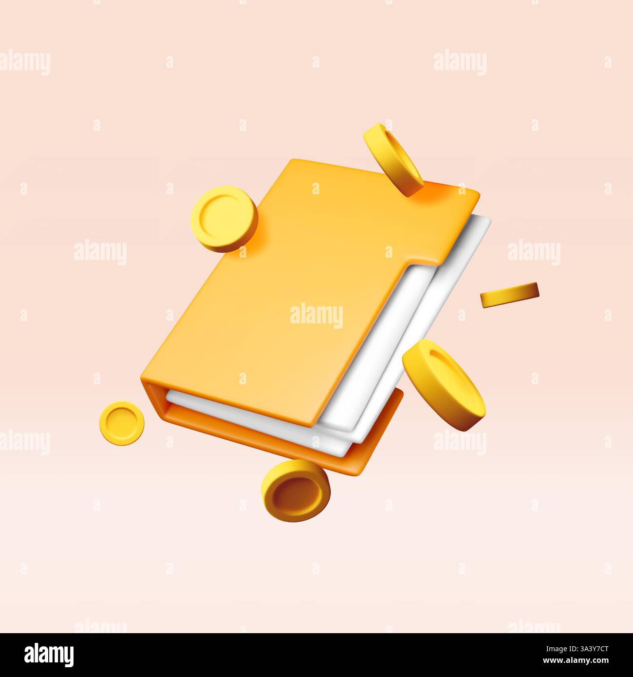 Folder with cash Stock Vector Images - Alamy
