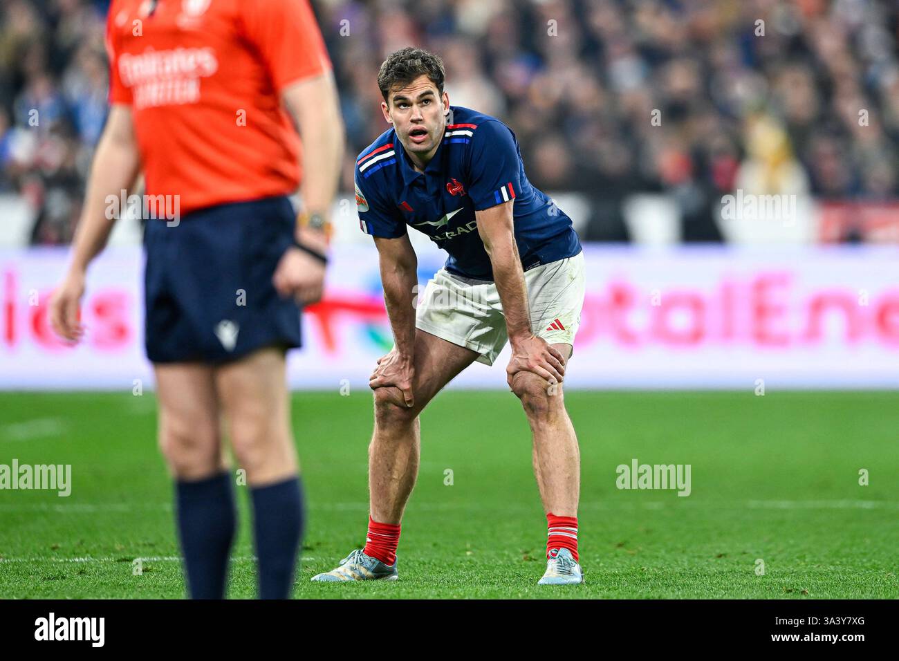 Damian Penaud during the 6 or Six Nations Championship rugby match XV ...