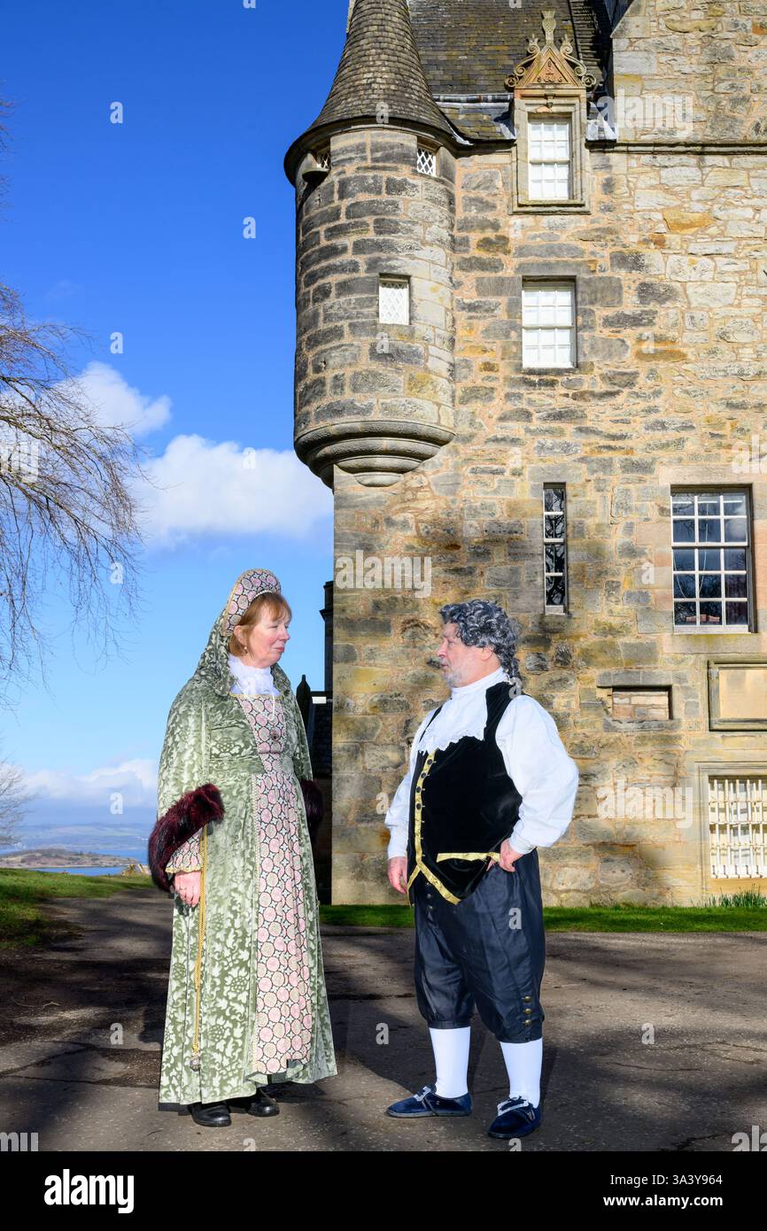 Edinburgh Lauriston Castle ahead of it opening to the public Stock ...