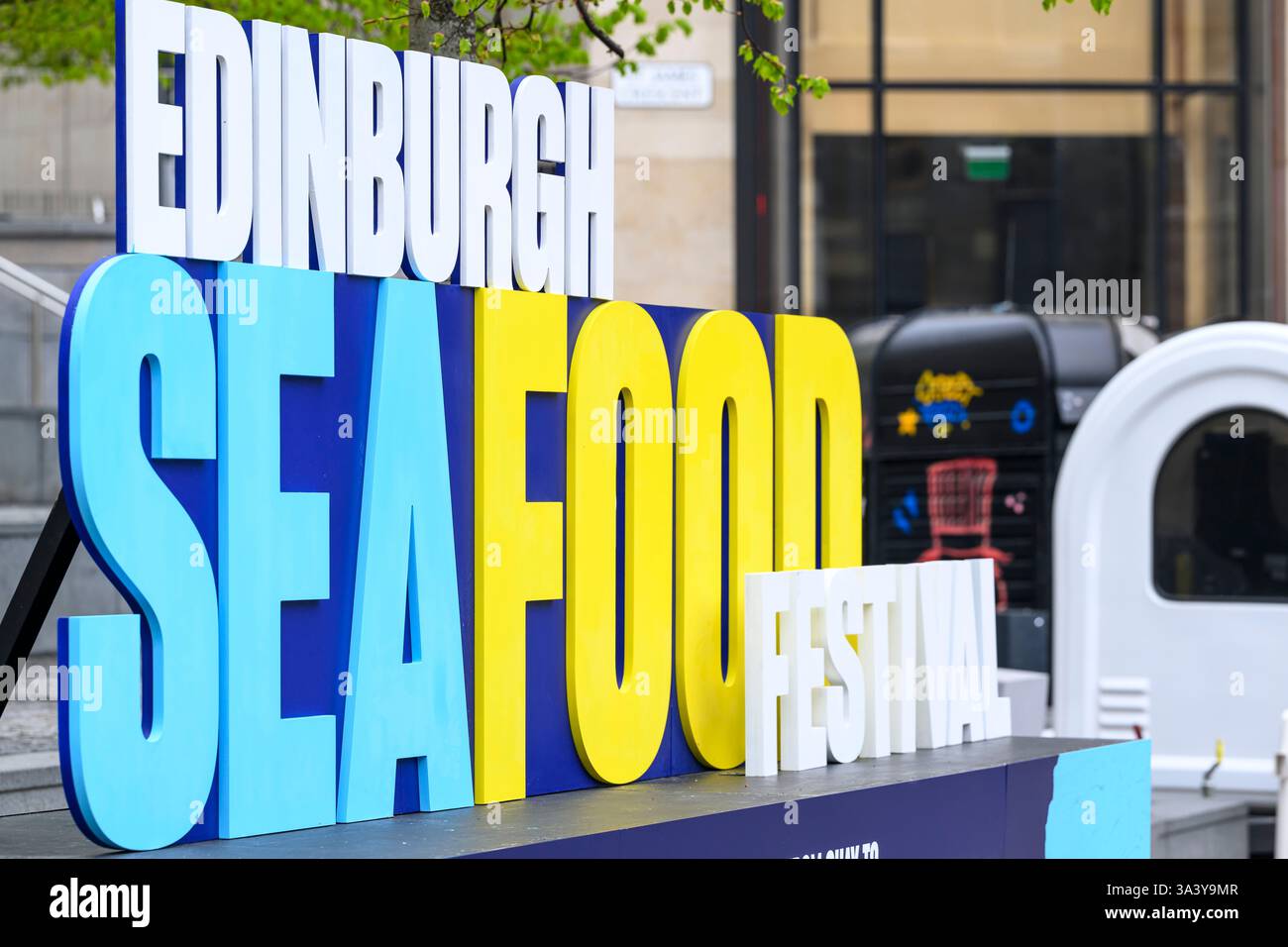 Edinburgh Seafood Festival st James Quarter Stock Photo - Alamy