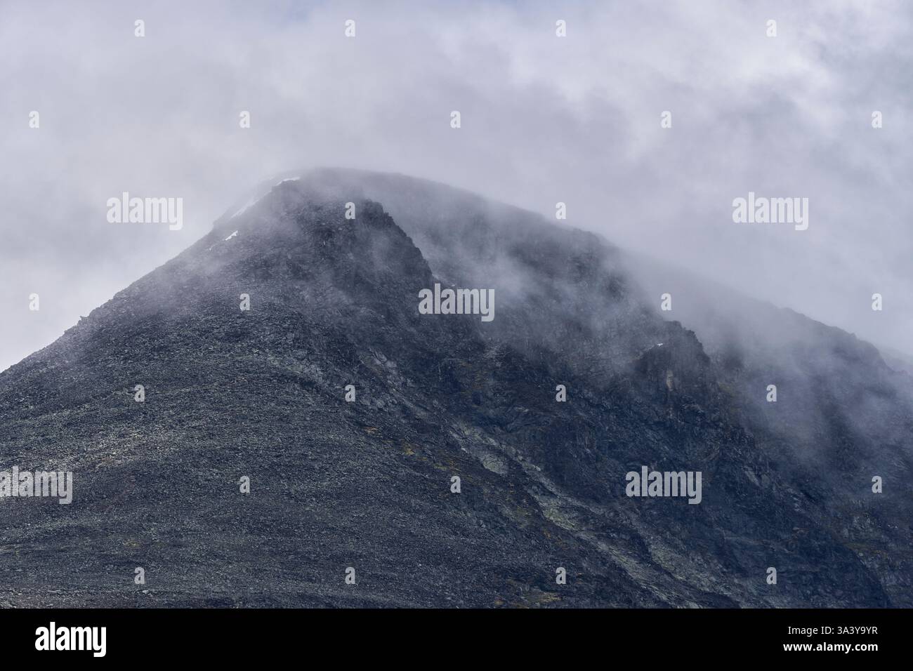A mountain of the Hurrungane Mountains in western Jotunheimen, Norway ...