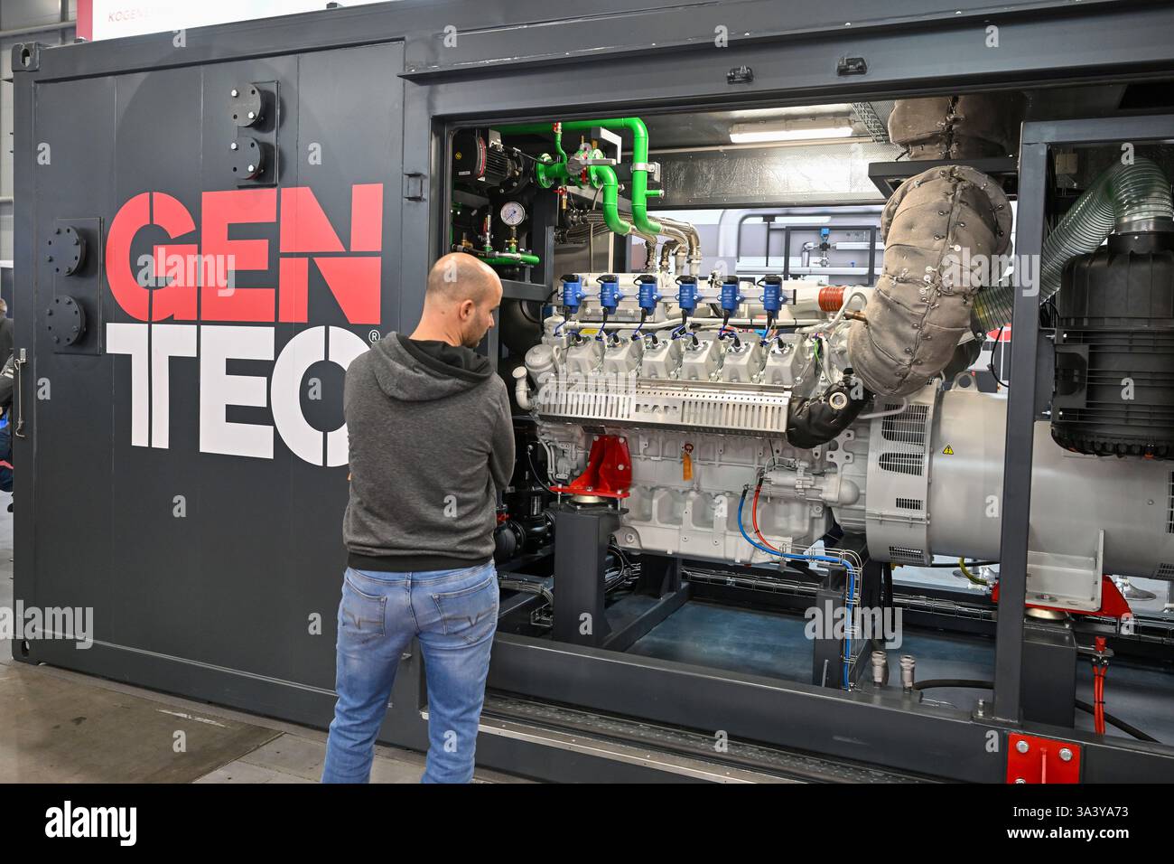 Brno, Czech Republic. 18th Mar, 2025. Amper trade fair for electrical ...