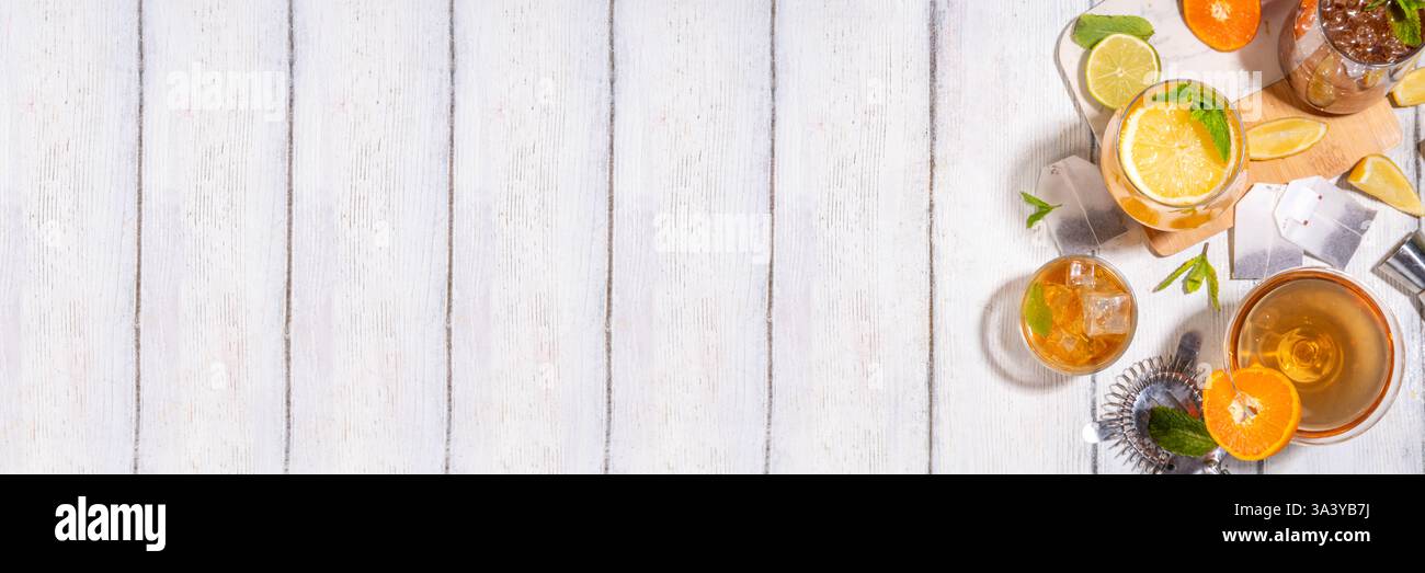 Trendy Tea Inspired cocktail set from green, oolong, black, chai and ...