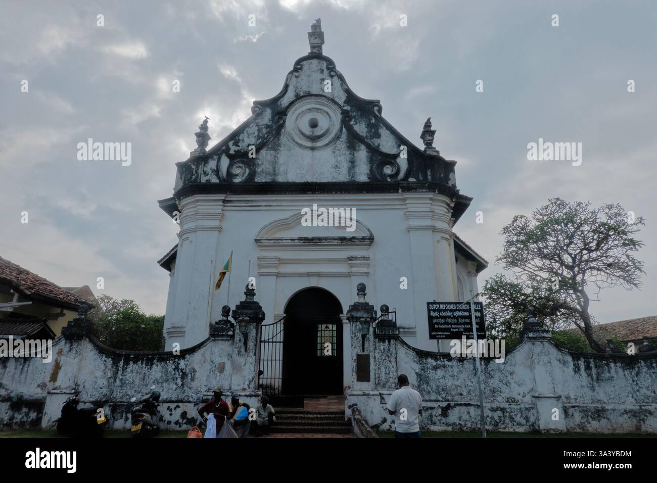 Exterior of the Dutch Reformed Church (Groote Kerk), Galle, Sri Lanka ...