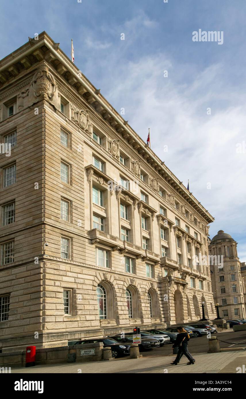 The Cunard building one of the Three Graces of the waterfront, city of ...