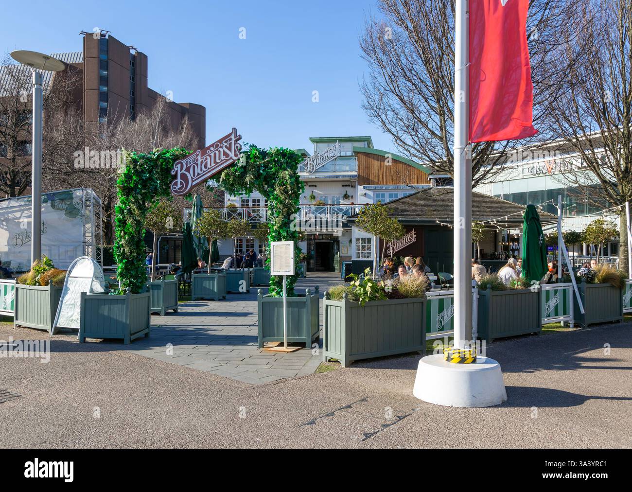 The Botanist pub, The Top, Chavasse Park, Liverpool ONE, city centre of ...