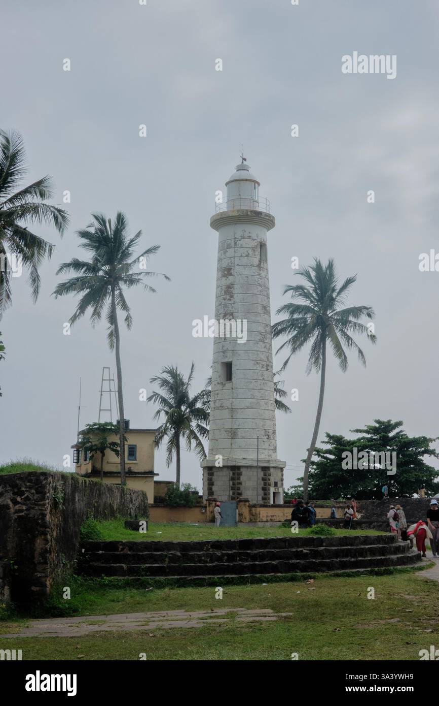 View of the historical Galle Lighthouse, Galle Fort, Galle, Sri Lanka ...