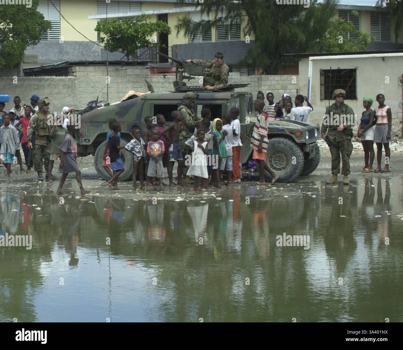 Mar 26, 2004; Cite Soleil, Haiti; Marines here supporting Combined ...