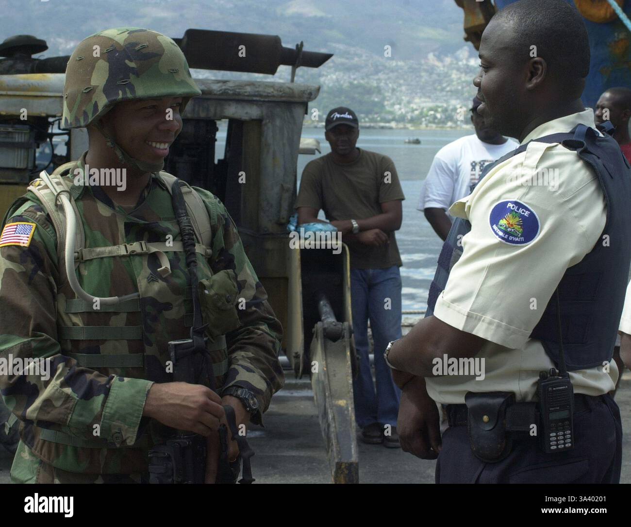 Apr 07, 2004; Port-Au-Prince, Haiti; During a search and seizure ...