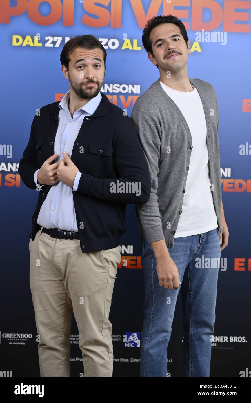 Rome, Italy. 18th Mar, 2025. Rome: Hoxton Hotel. Photocall for the film ...