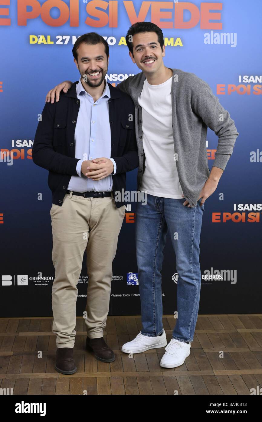 Rome: Hoxton Hotel. Photocall for the film "And then you see". In the ...