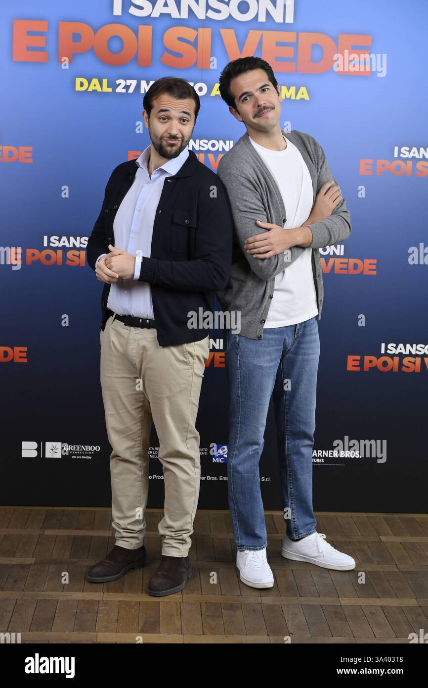 Rome, Italy. 18th Mar, 2025. Rome: Hoxton Hotel. Photocall for the film ...