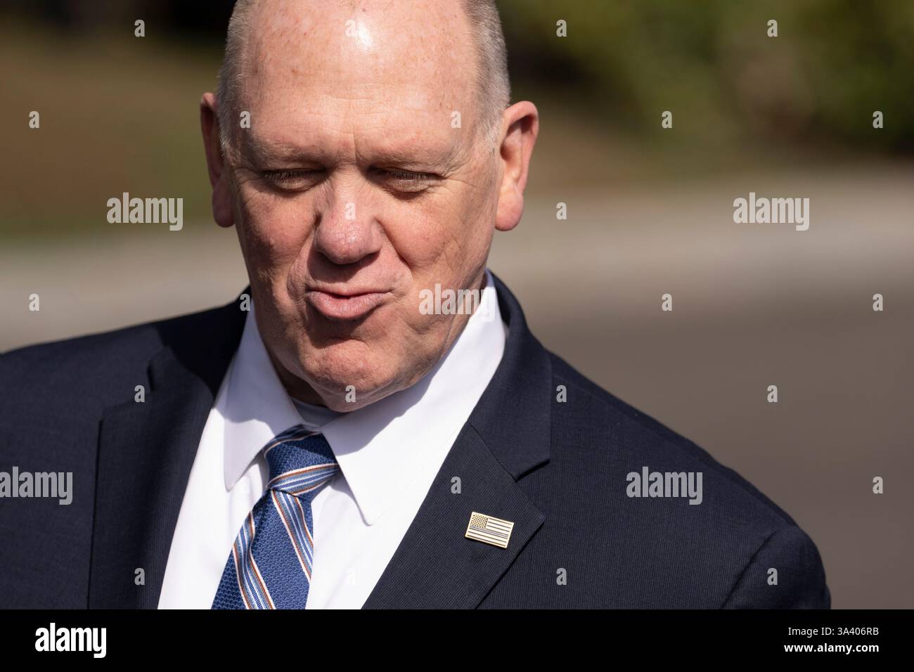 White House Border Czar Tom Homan speaks to the media at the White ...