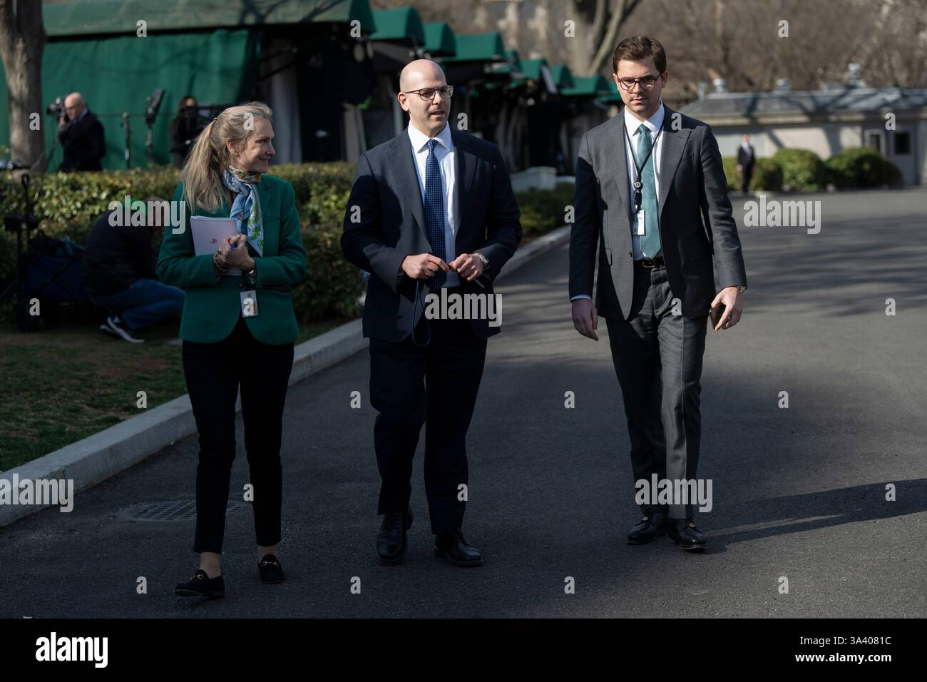 Stephen Miran, Chair, Council of Economic Advisers (CEA) returns to his ...