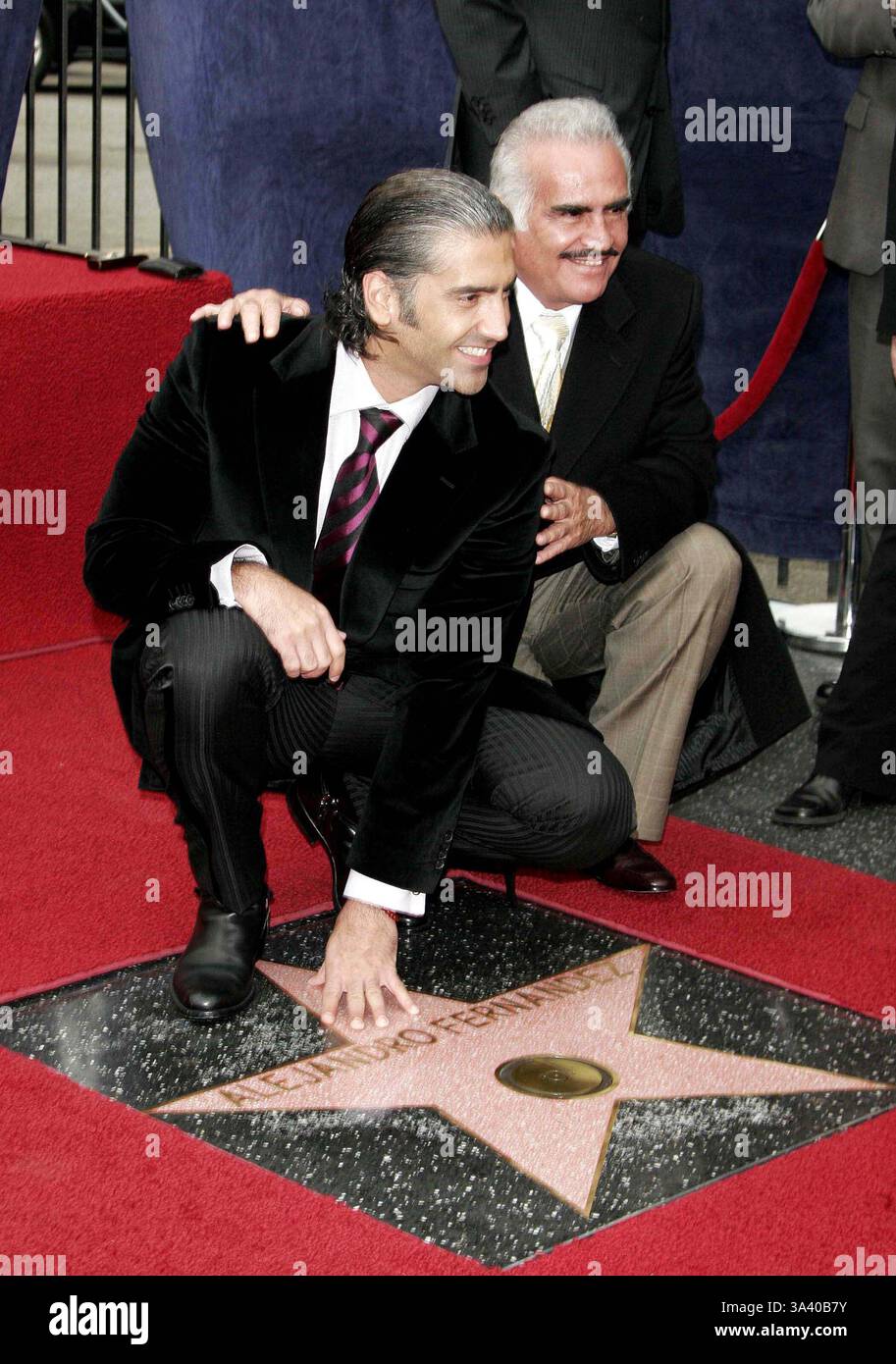 Dec. 2, 2005 - Hollywood, CALIFORNIA, USA - ALEJANDRO FERNANDEZ JR AND ...