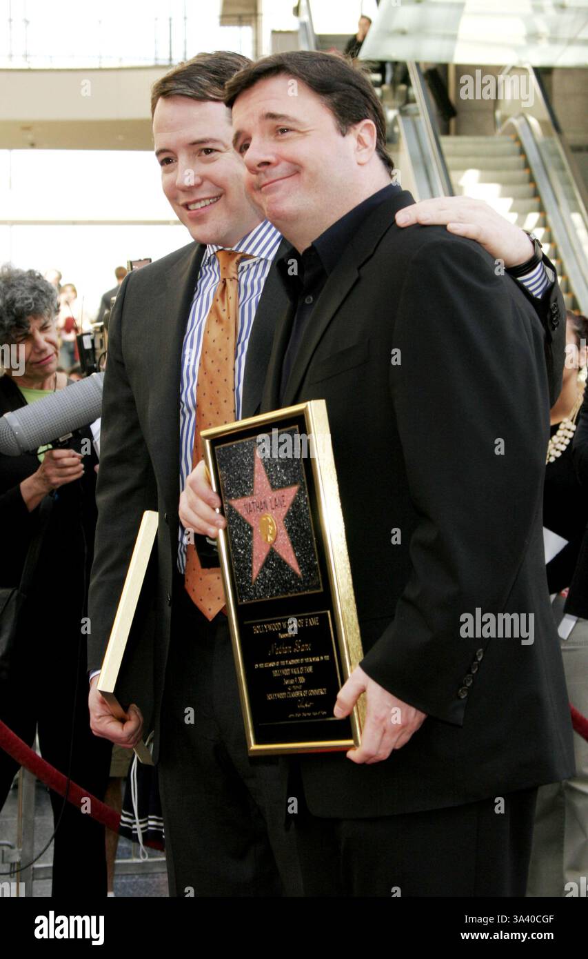 Jan. 9, 2006 - Hollywood, CALIFORNIA, USA - MATTHEW BRODERICK AND ...