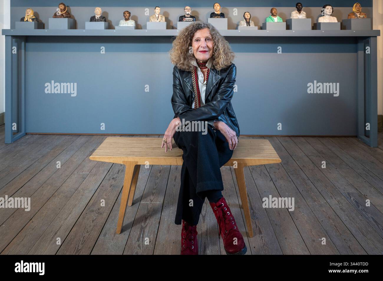London, UK. 18 March 2025. Artist and designer Nicole Farhi at a ...