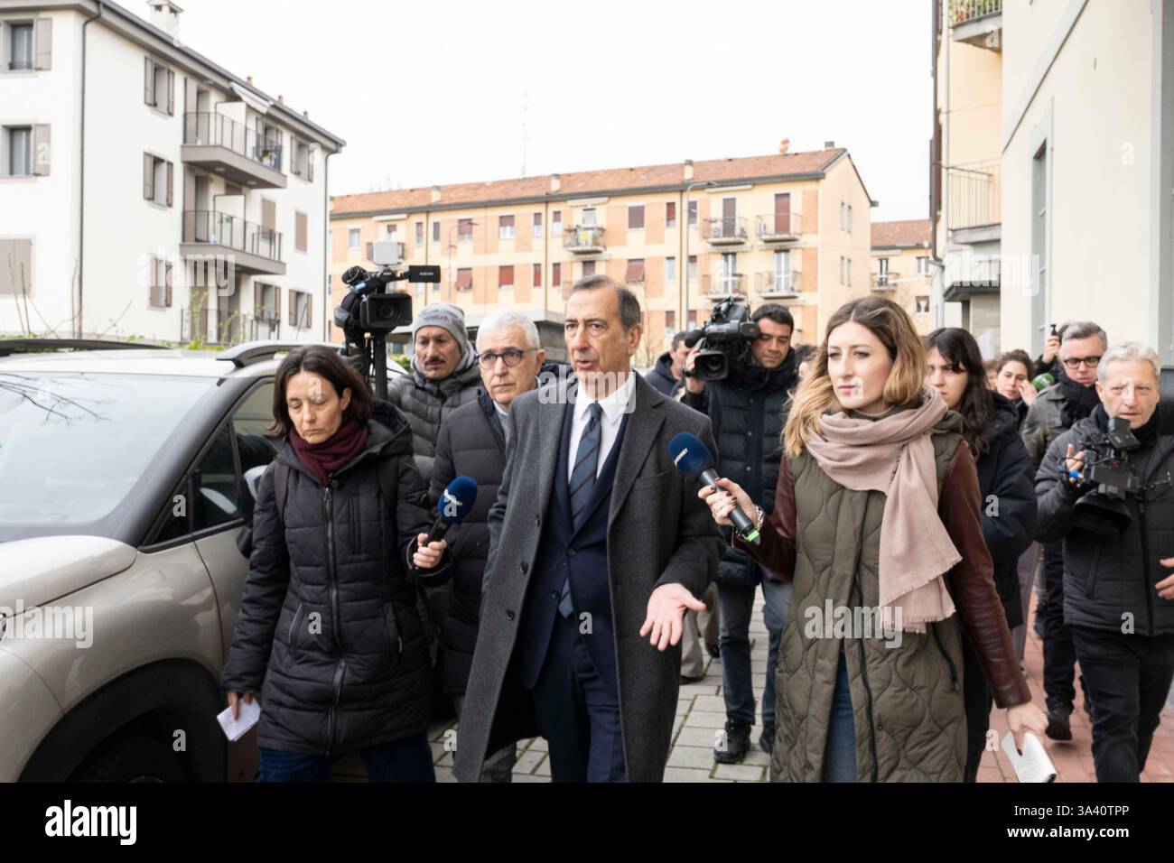 Milan, Italy. 18th Mar, 2025. Milano, Ita. 18th Mar, 2025. L'arrivo del ...
