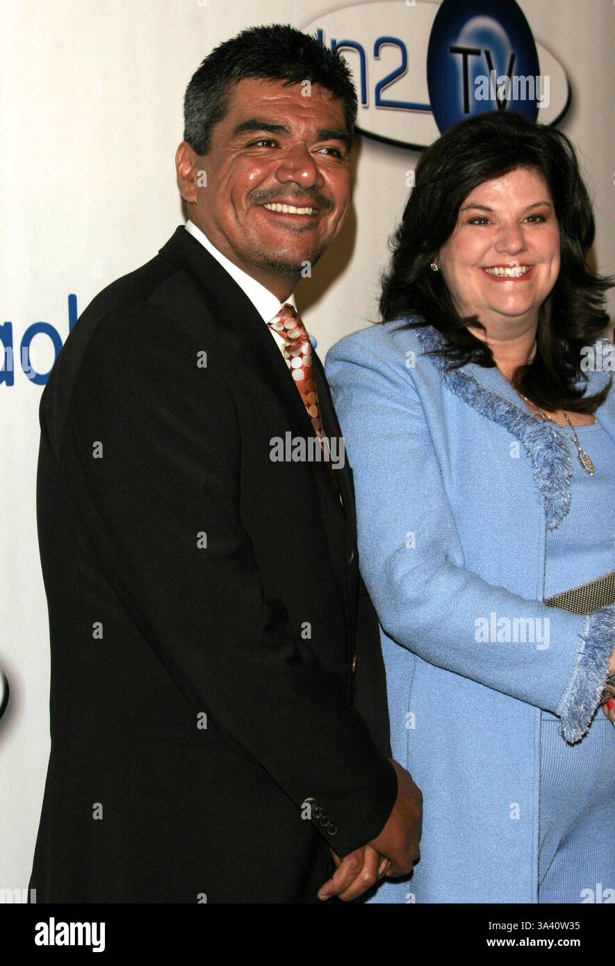 Mar. 15, 2006 - Beverly Hills, CALIFORNIA, USA - GEORGE LOPEZ AND WIFE ...