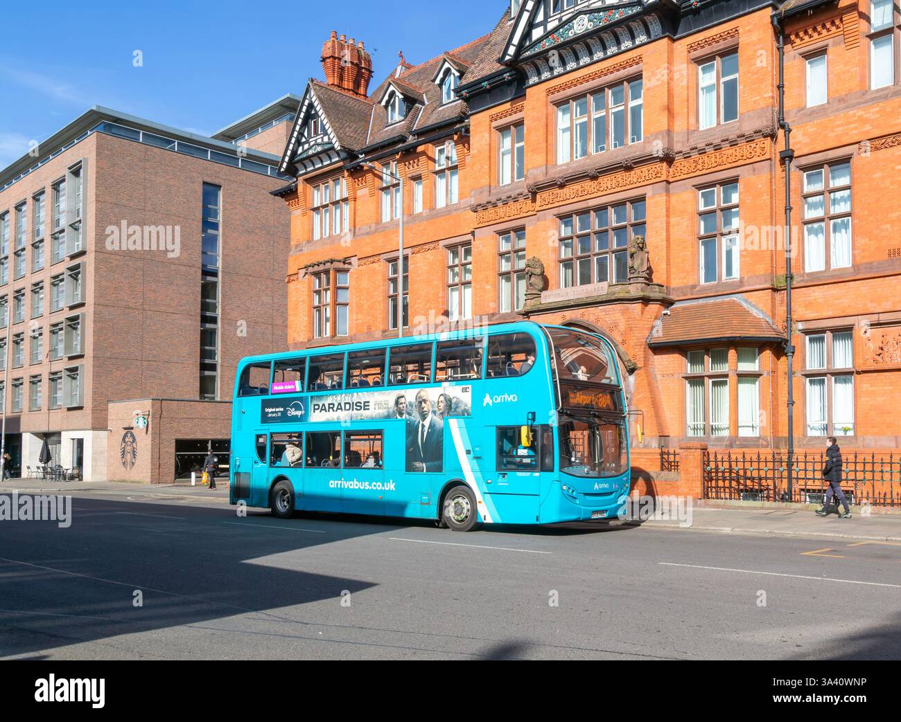 Arriva double-decker ADL Enviro400 bus service to Airport, Stowell ...