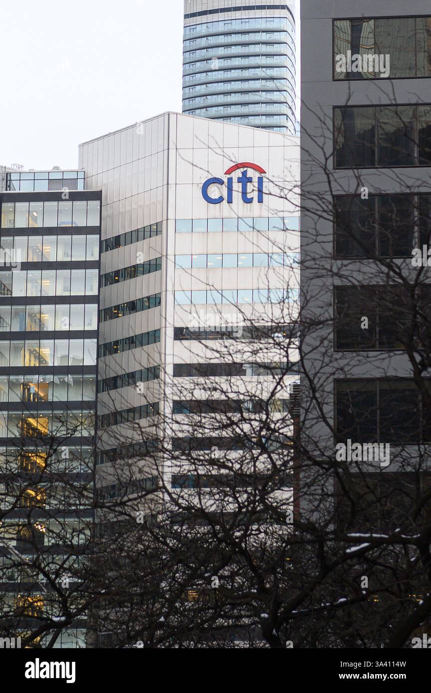 Toronto, ON, Canada - March 15, 2025: A Citi logo is displayed on the ...