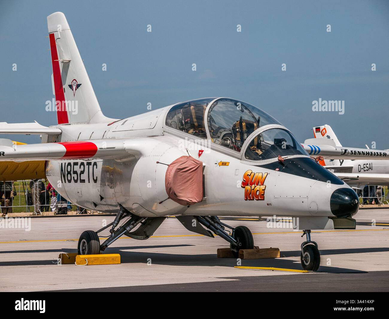 Belin, Germany - June.11.2010: SIAI-Marchetti S.211 (Aermacchi S-211 ...
