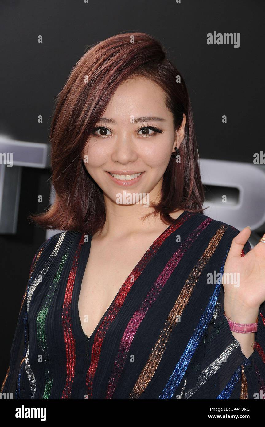 Jane Zhang at the Terminator Genisys Premiere held at the Dolby Theater, Hollywood Stock Photo ...