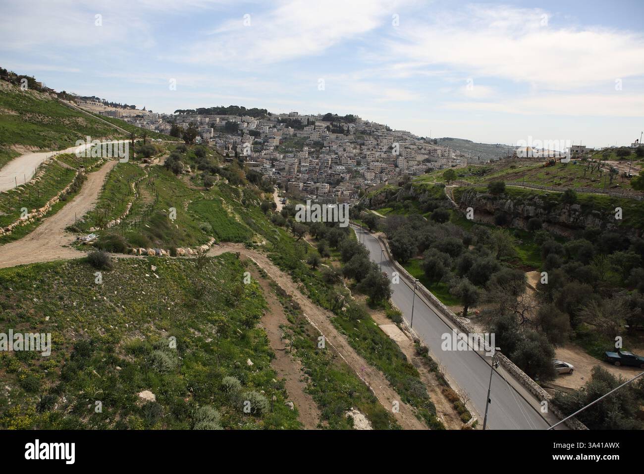Valley of Hinnom, Hinnom Valley or Gehenna, here Canaanites sacrificed ...