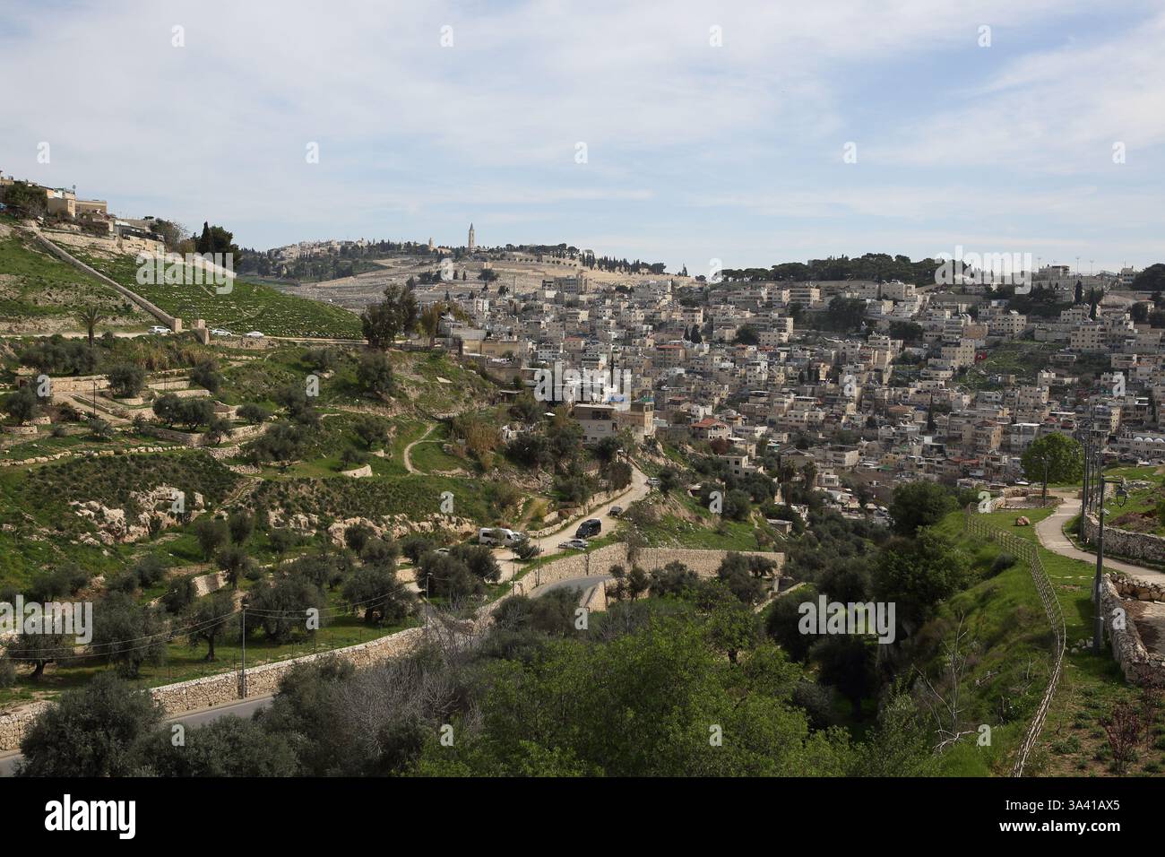 Valley of Hinnom, Hinnom Valley or Gehenna, here Canaanites sacrificed ...