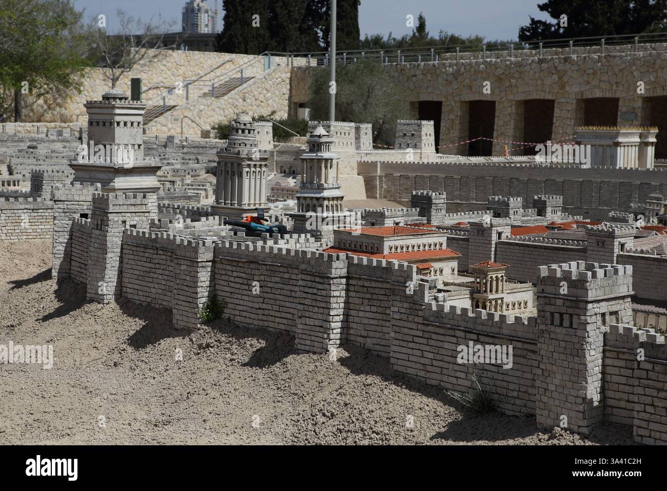 Israel Musem, 3 towers of a fortress & King Herod Palace, here King ...