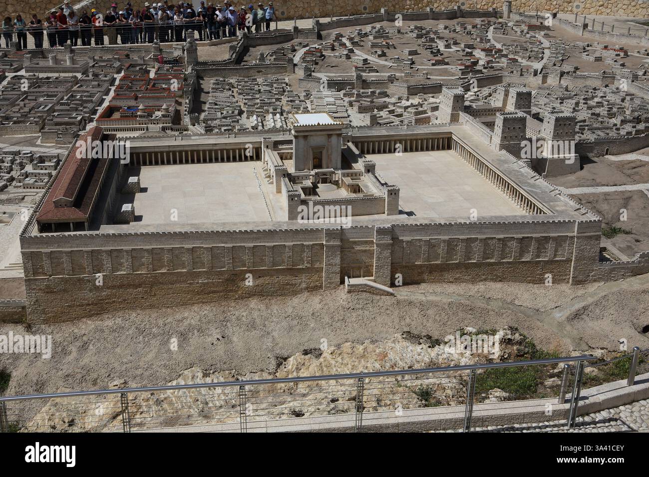 Israel Museum, the Temple & Temple Mount built by Herod on top of Mt ...