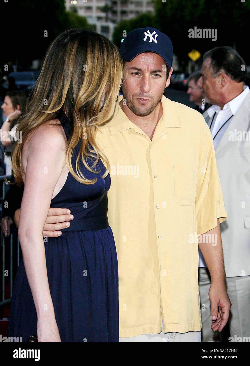 June 14, 2006 - Los Angeles, CALIFORNIA, USA - ADAM SANDLER AND WIFE ...