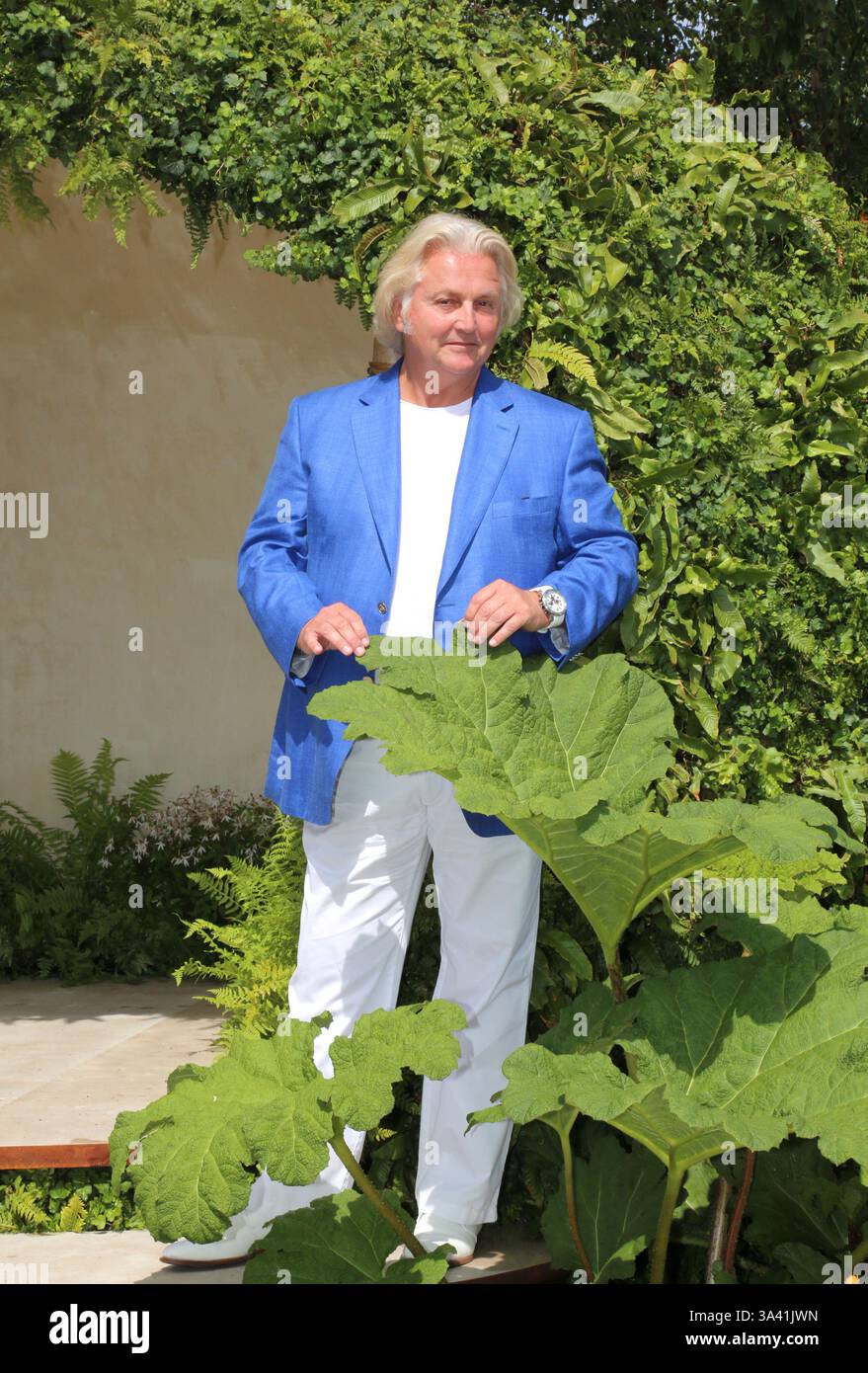 David Emanuel at the RHS Hampton Court Palace Flower Show in London - 29 June 2015 Stock Photo ...