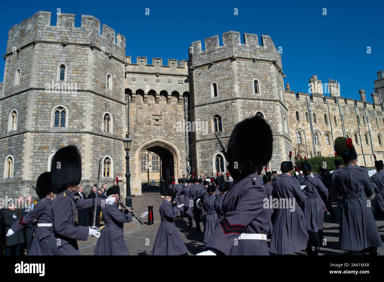 Windsor, Berkshire, UK. 18th March, 2025. The Changing The Guard at ...