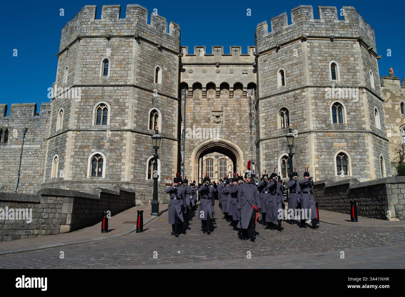 Windsor, Berkshire, UK. 18th March, 2025. The Changing The Guard at ...