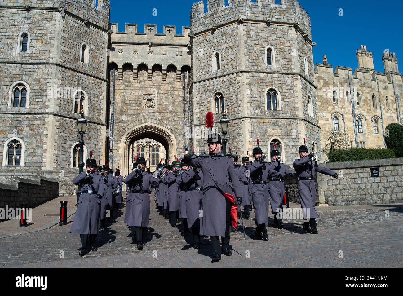Windsor, Berkshire, UK. 18th March, 2025. The Changing The Guard at ...