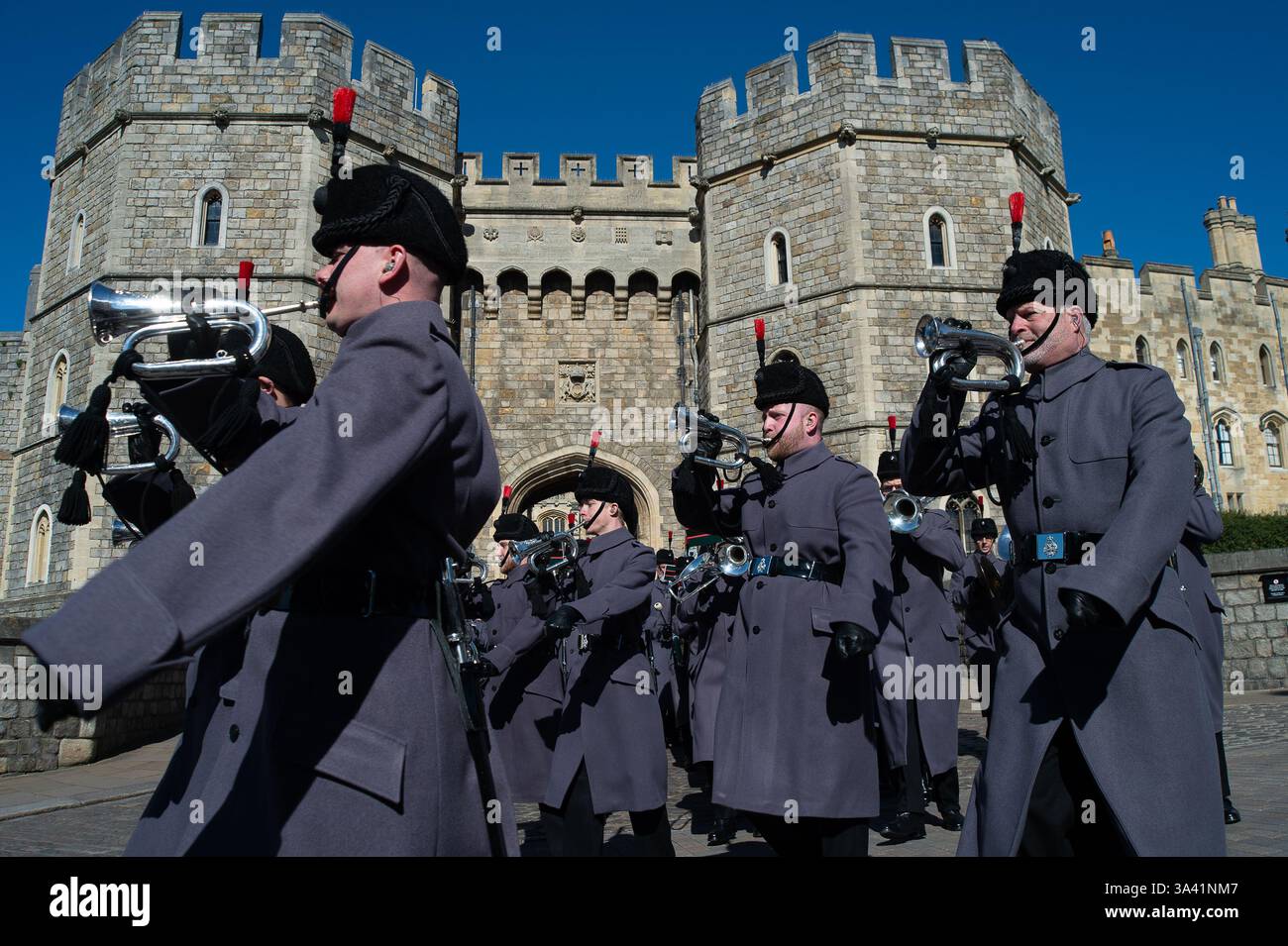 Windsor, Berkshire, UK. 18th March, 2025. The Changing The Guard at ...