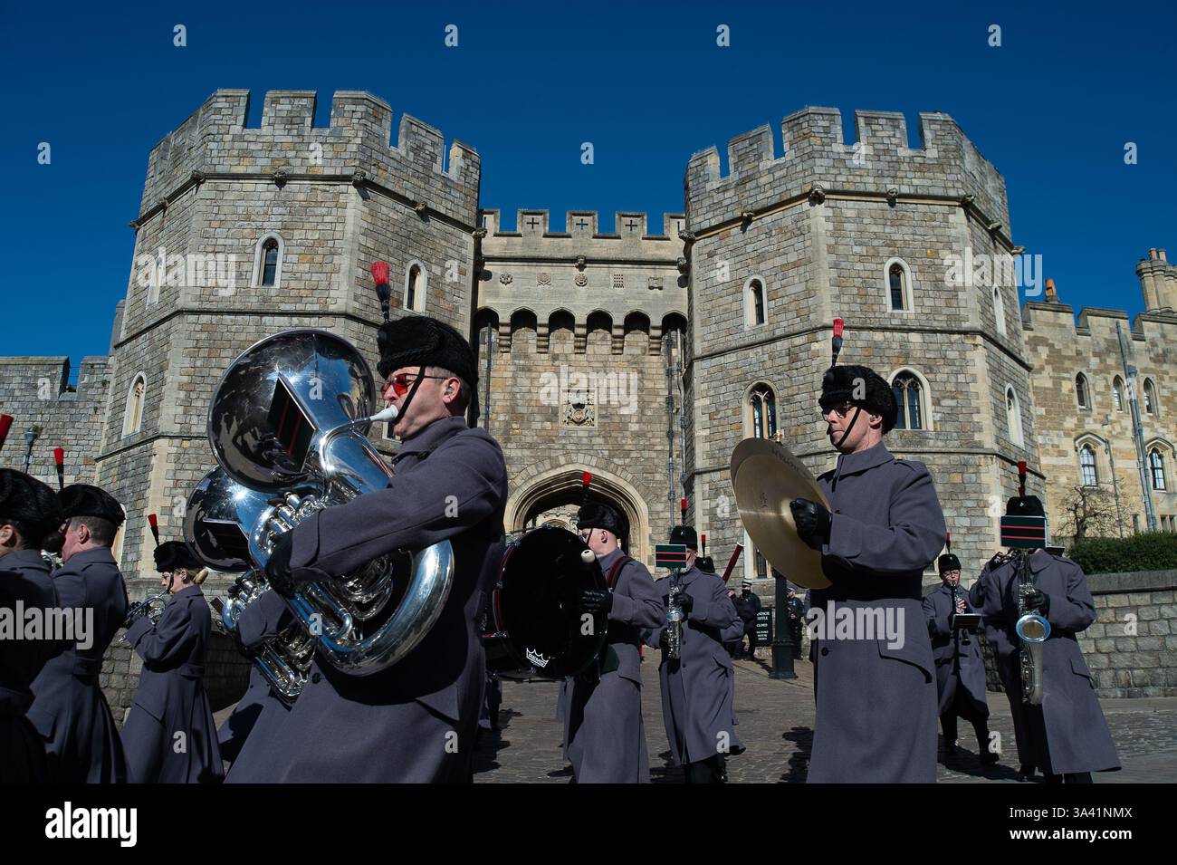 Windsor, Berkshire, UK. 18th March, 2025. The Changing The Guard at ...
