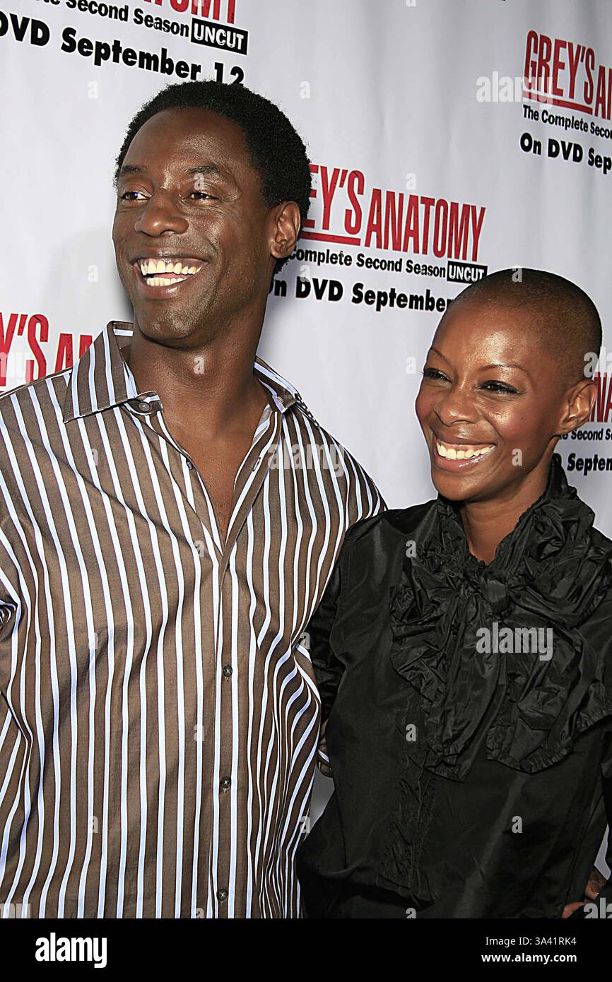 Sept. 5, 2006 - Hollywood, CALIFORNIA, USA - ISAIAH WASHINGTON AND WIFE ...