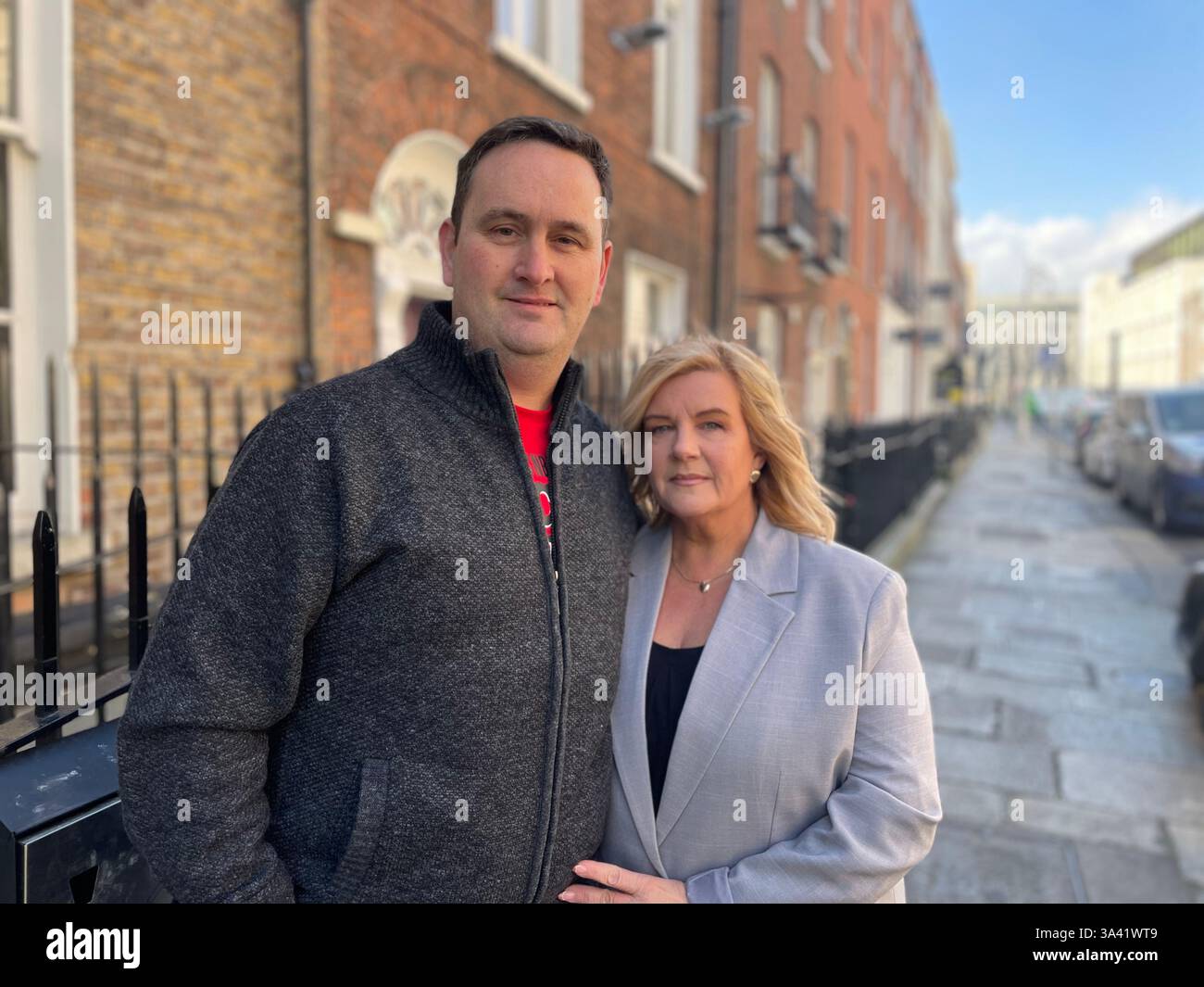 Tallaght couple Clive and Samantha Ryan pose for a photo. The couple ...