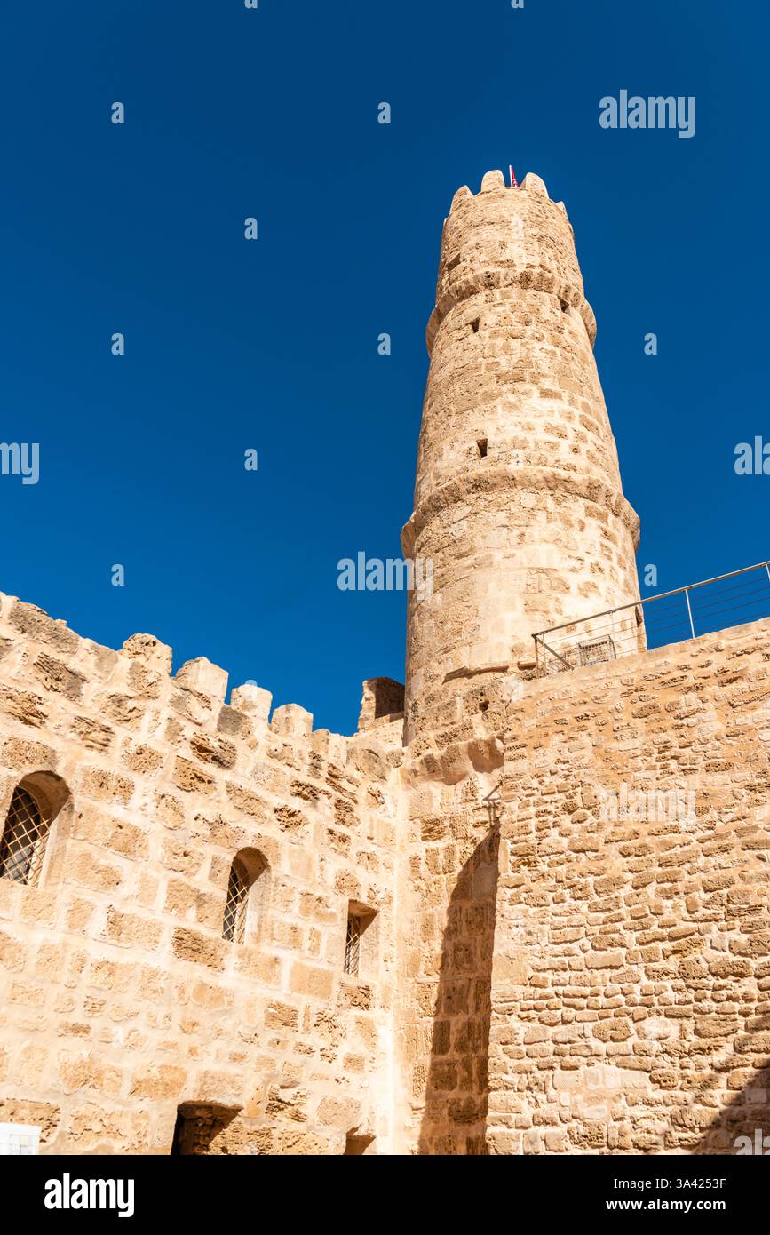Ribat de Monastir, a castle fortress built in 796 and currently the ...