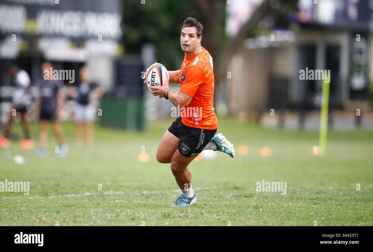 Durban, South Africa. 18th Mar, 2025. Francois Venter of the ...