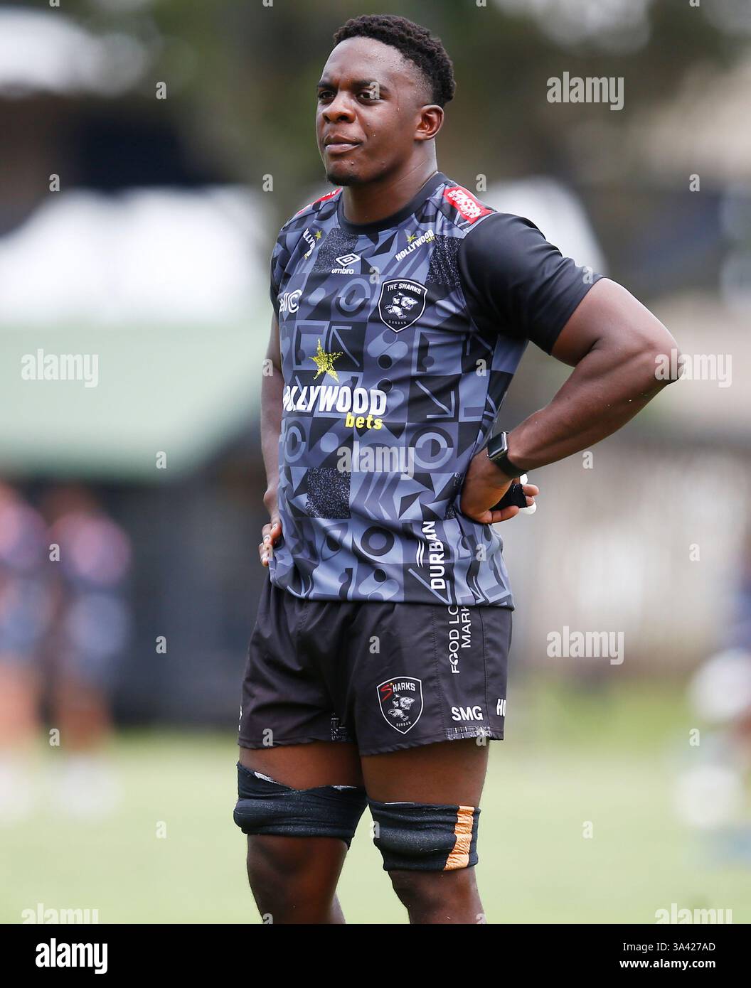 Durban, South Africa. 18th Mar, 2025. Emmanuel Tshituka of the ...