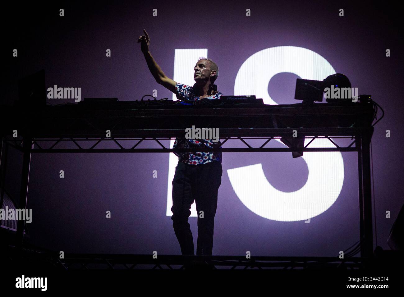 Fatboy Slim performs at the Main Stage at the opening day of T In The ...