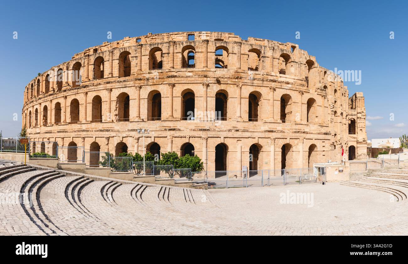 Roman ampitheatre in el-Jem, Tunisia Stock Photo - Alamy
