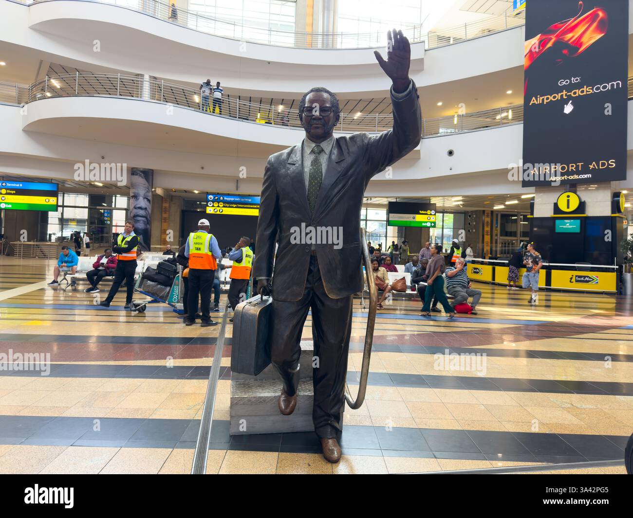 Johannesburg, South Africa. October 22, 2024. Oliver Tambo statue at OR ...