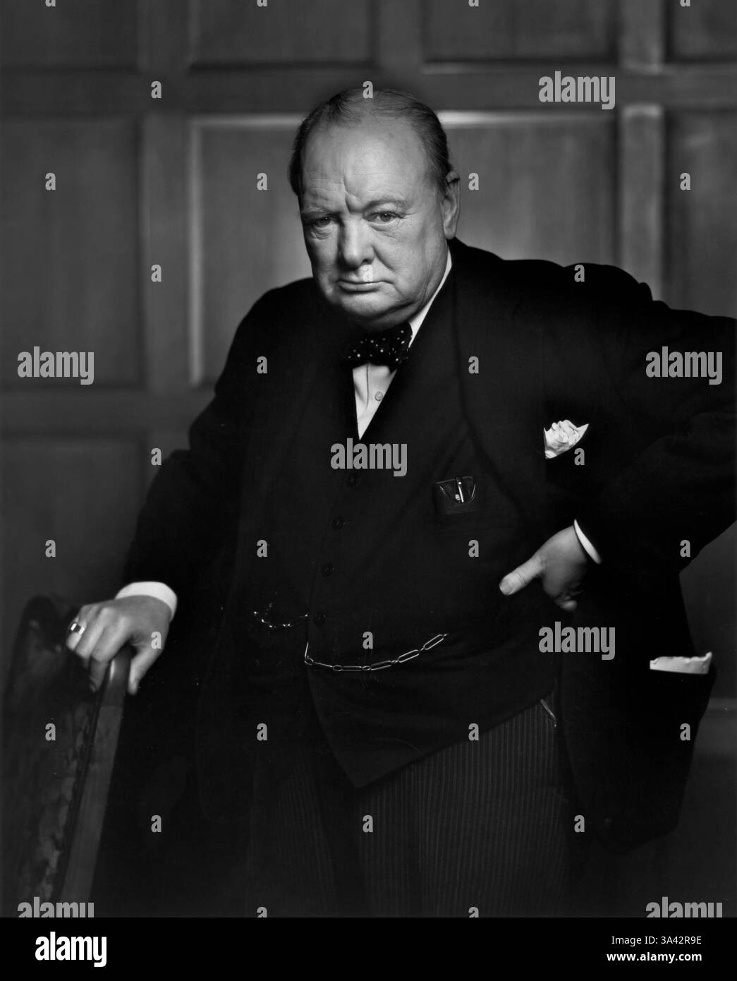 Winston Churchill, British Prime Minister, in 1941 Stock Photo - Alamy
